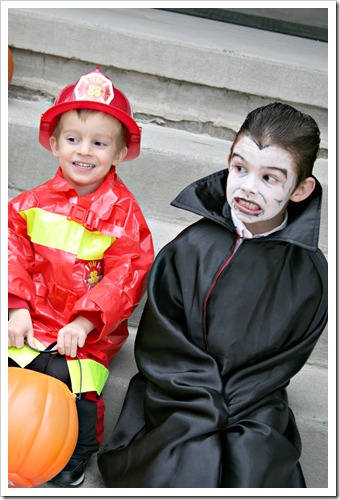 Noel News: October 31—A Vampire, a Firefighter